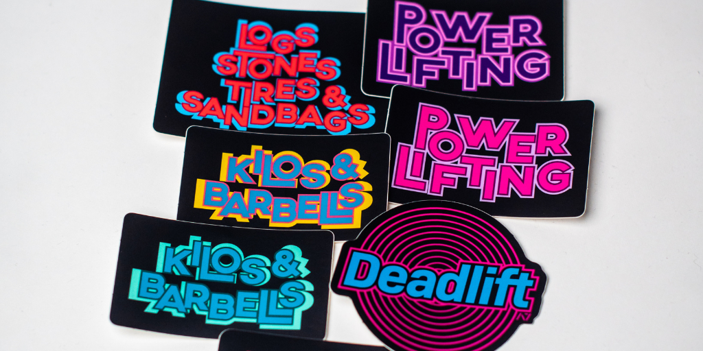 Powerlifting & Strongman Stickers | Powerlifting Decals | A7
