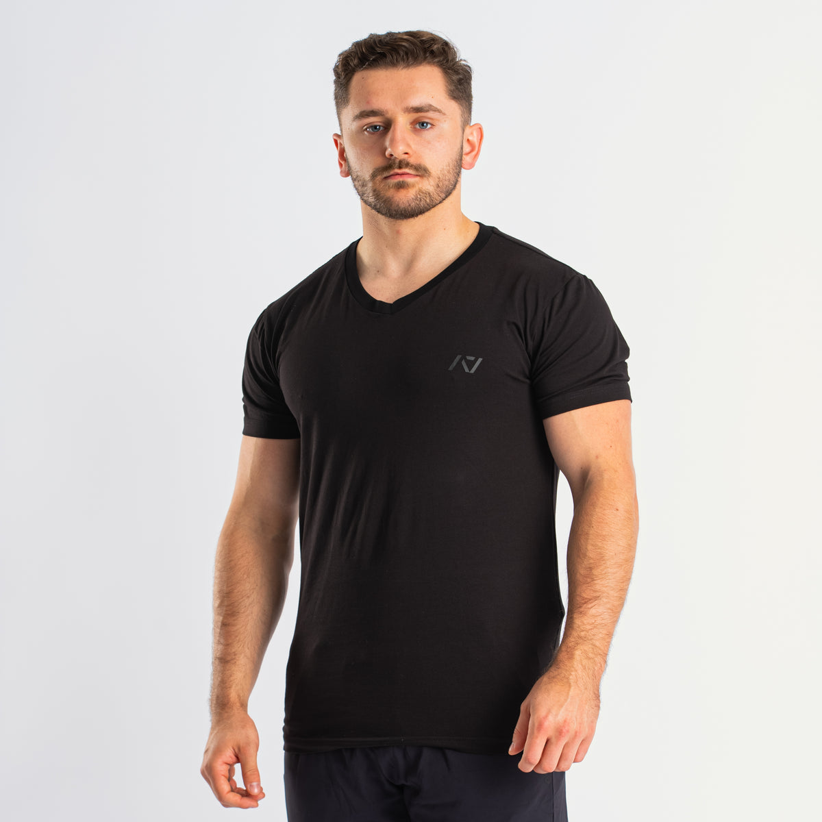 True-Fit Men's V-Neck - Stealth - A7