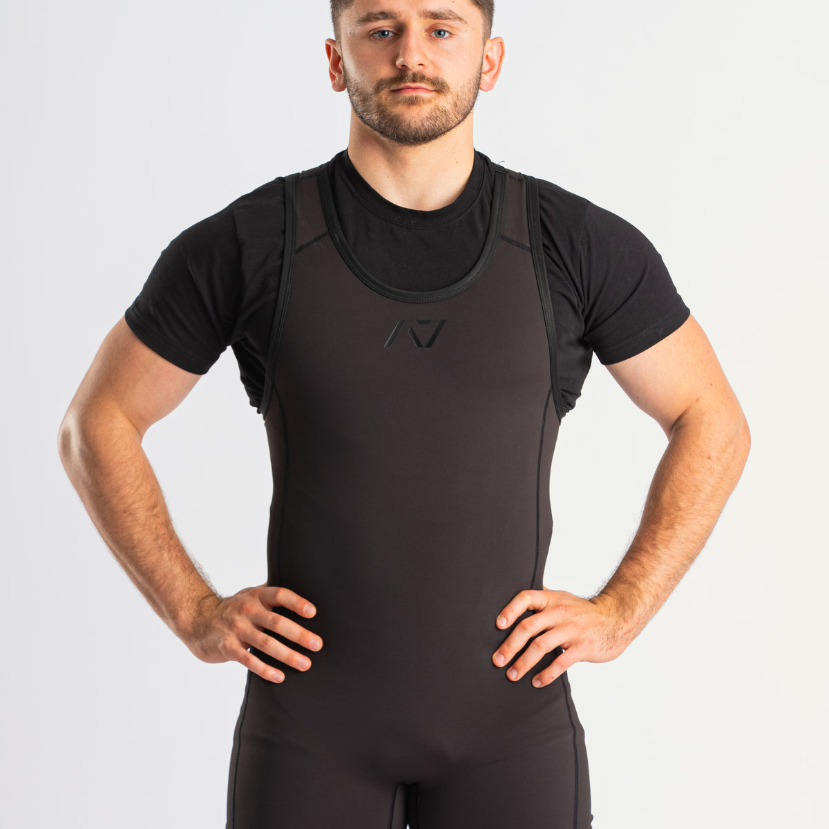 Rausch Black Singlet for Men | Plain Black Singlet | A7