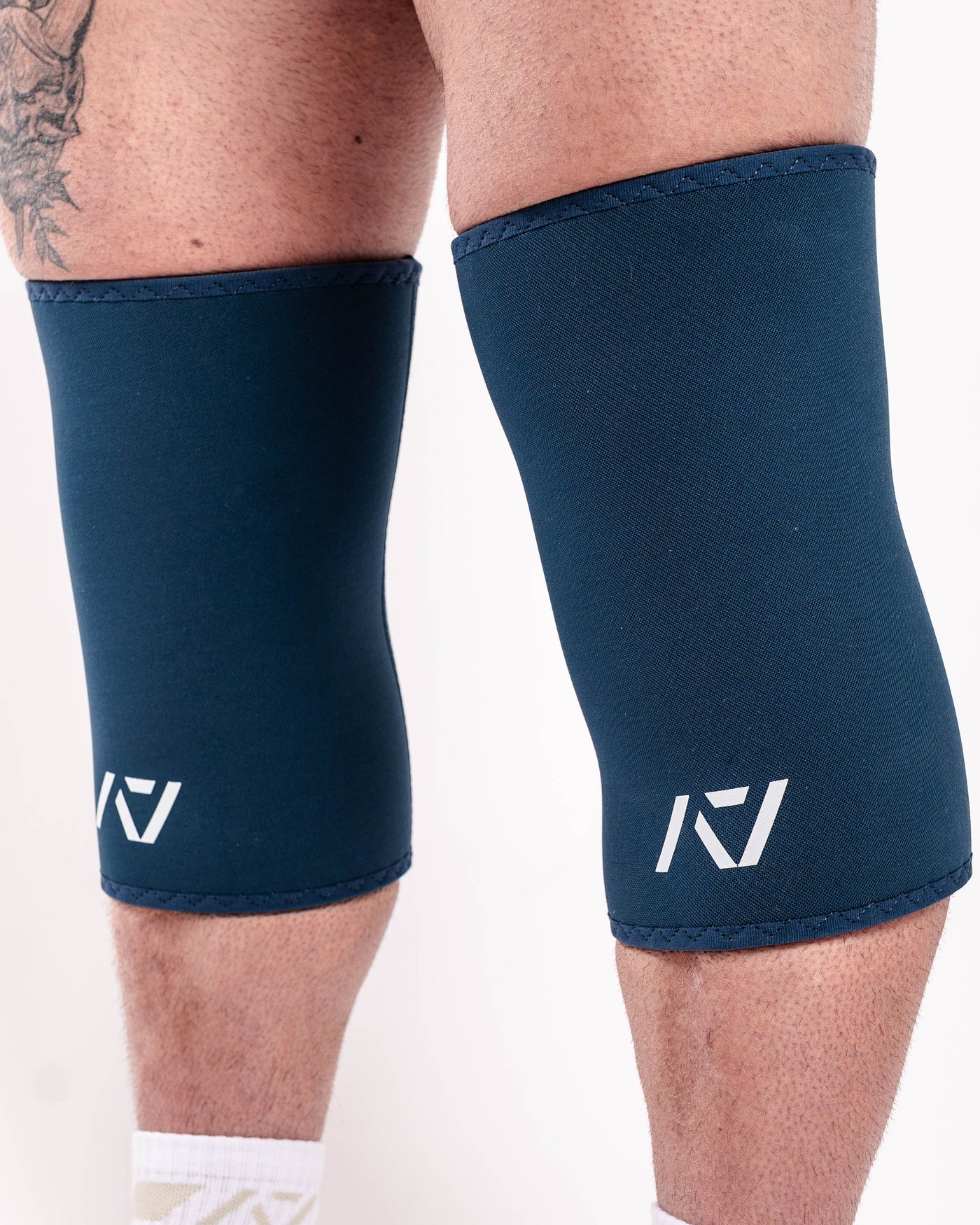 Blue Knee Sleeves - Tide | Knee Sleeves for Heavy Squatting – A7