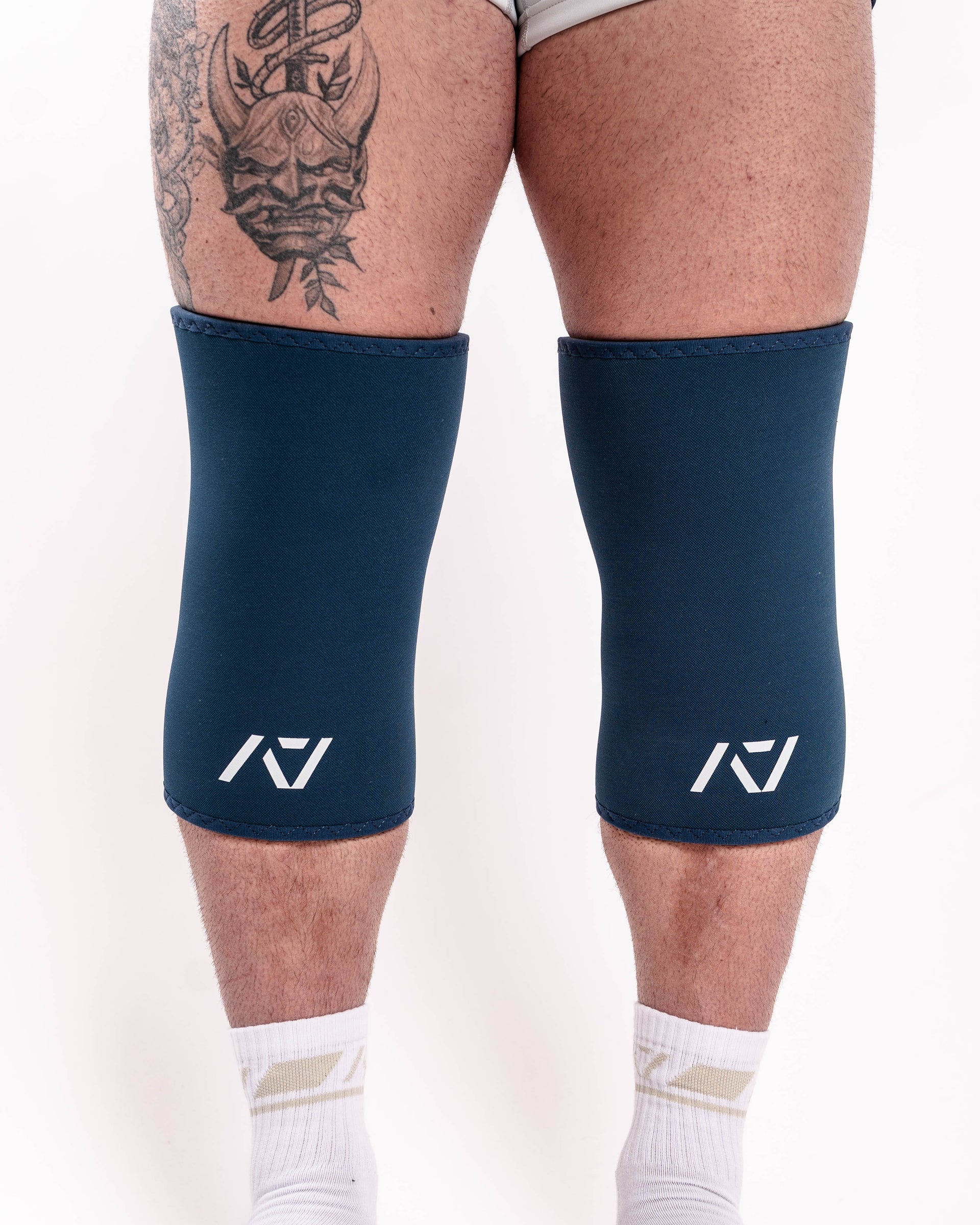 Blue Knee Sleeves - Tide | Knee Sleeves for Heavy Squatting – A7