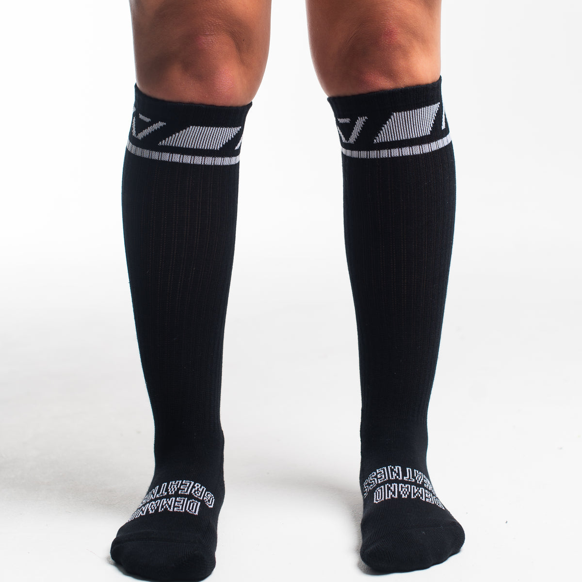 Deadlift Socks - Domino - Black - A7
