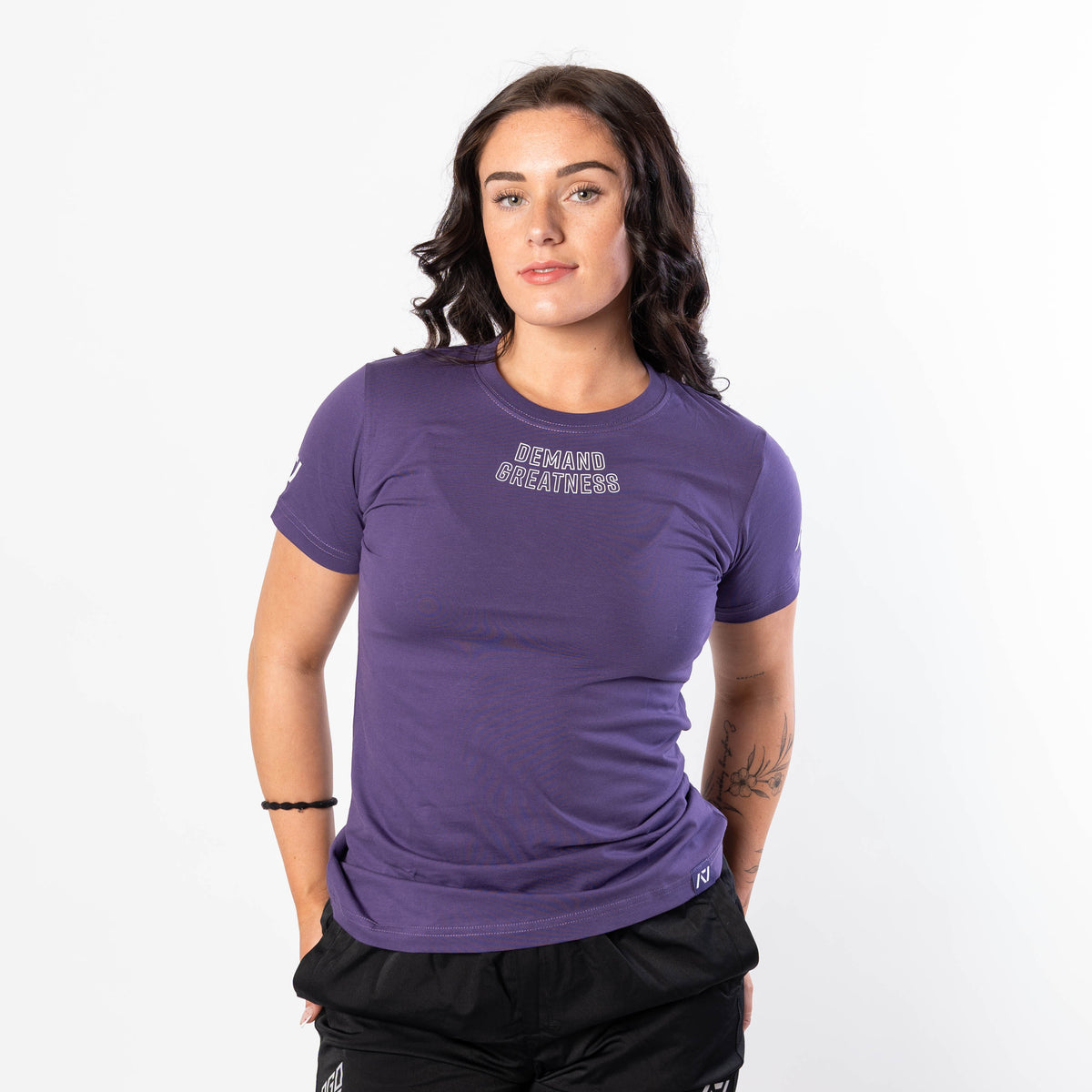 Demand Greatness True-Fit Women's Meet Shirt - Purple - A7