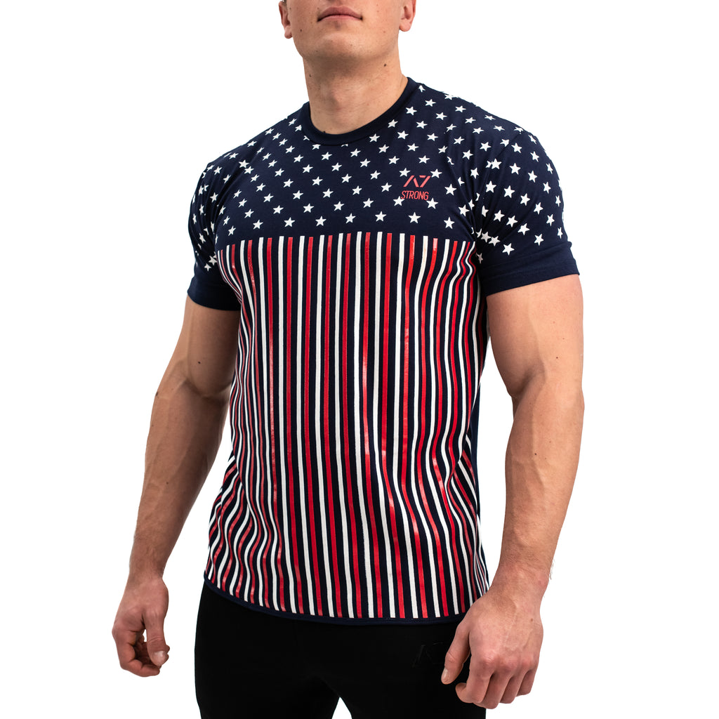 Men's Americana Shirt | USA Strongman Bar Grip Shirt | A7